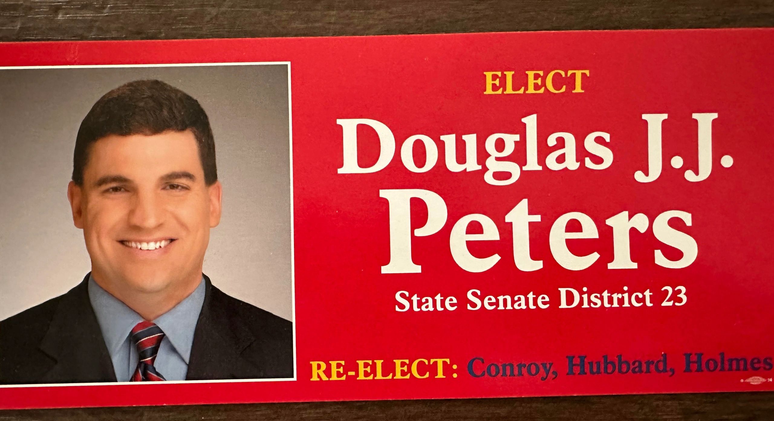 What I learned from Sen. Douglas J.J. Peters